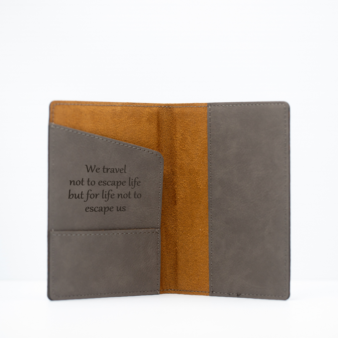 Personalized Leather Passport Case – Stethems